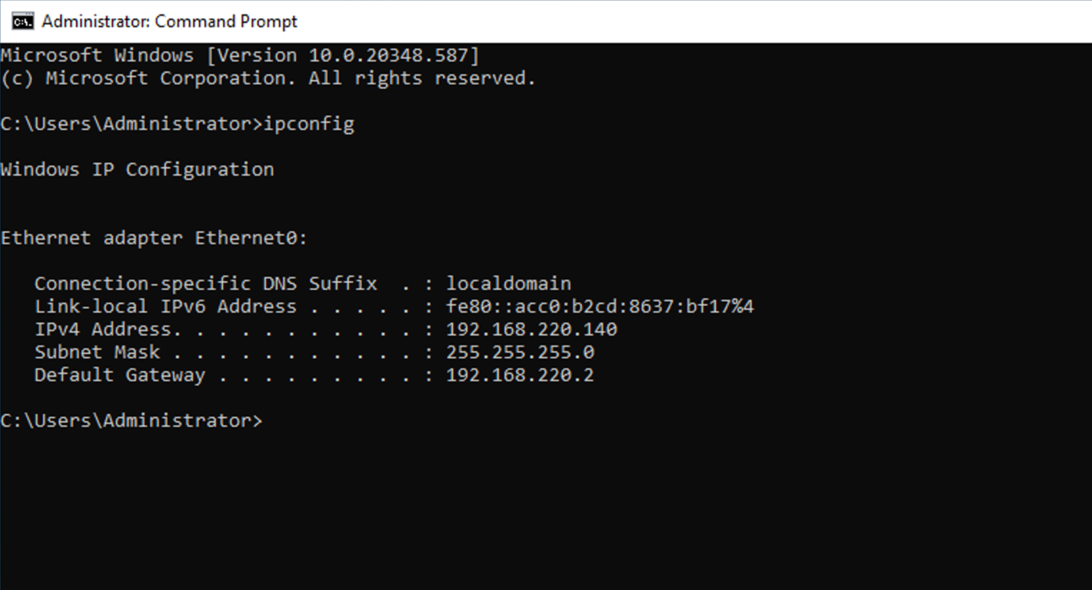 Configuring On-Premises Active Directory Deployed Locally | Home